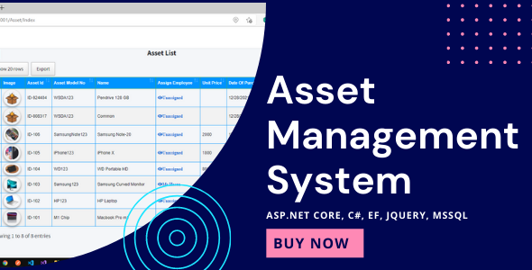 Asset Management System Plugins, Code & Scripts | CodeCanyon